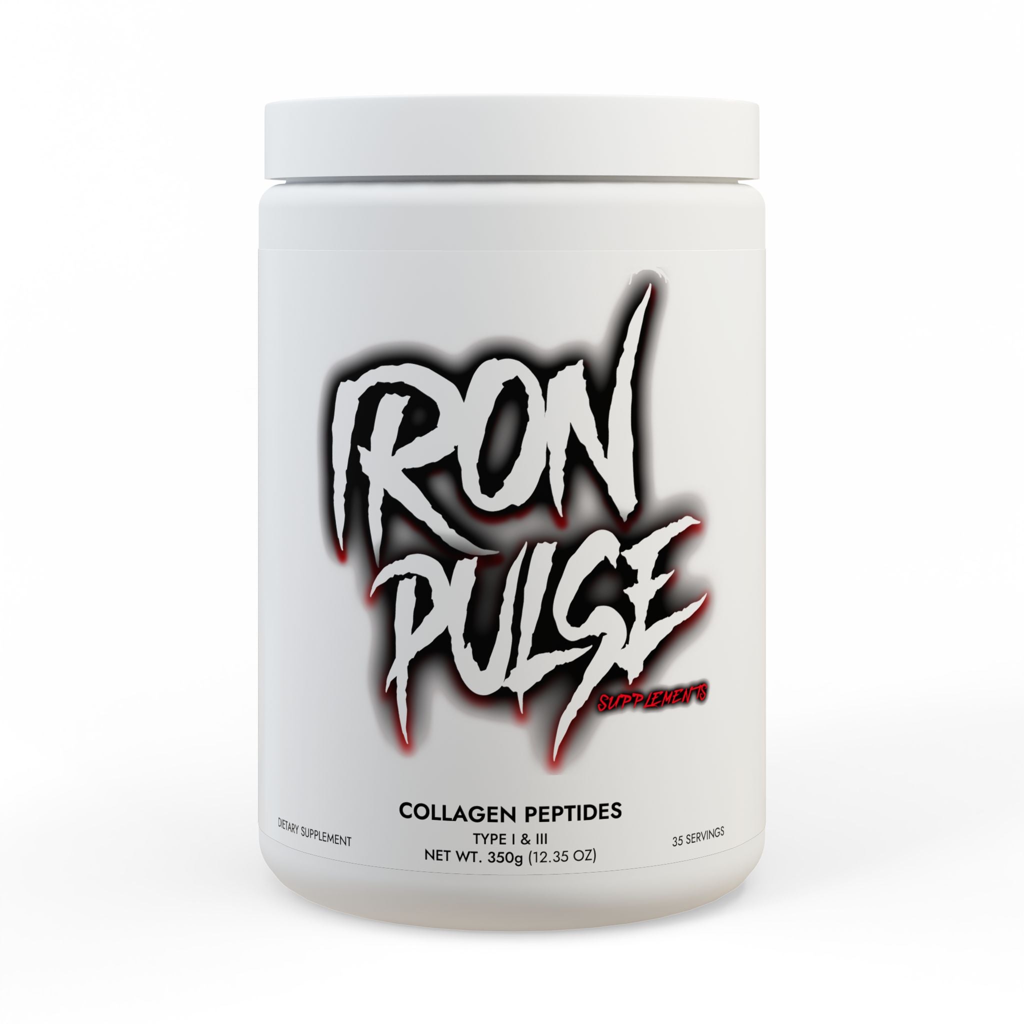 IRON PULSE/WCI/Collagen Peptides Type I & III Supplement (350g, 12.3oz ...